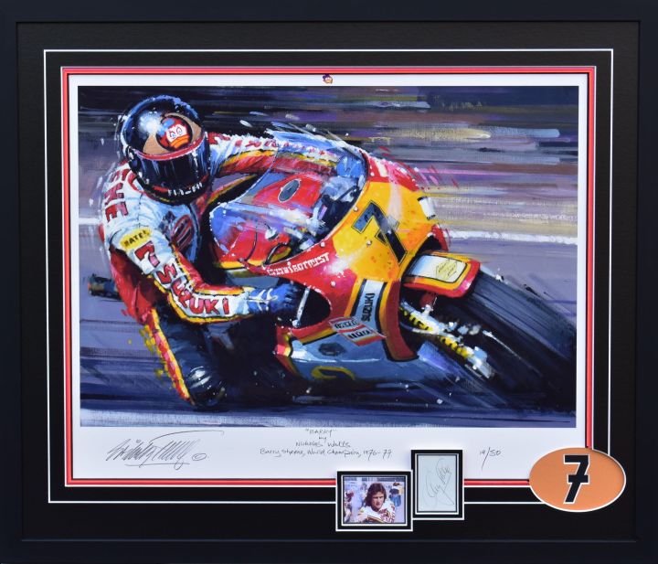 BARRY SHEENE – Framed Limited Art Print by Nicholas Watts - High Revs ...