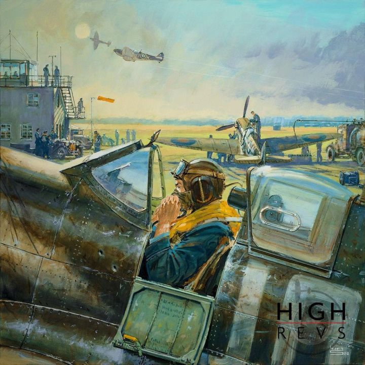 TESTING TIMES – Battle of Britain Spitfire Pilot Art Prints by Keith ...