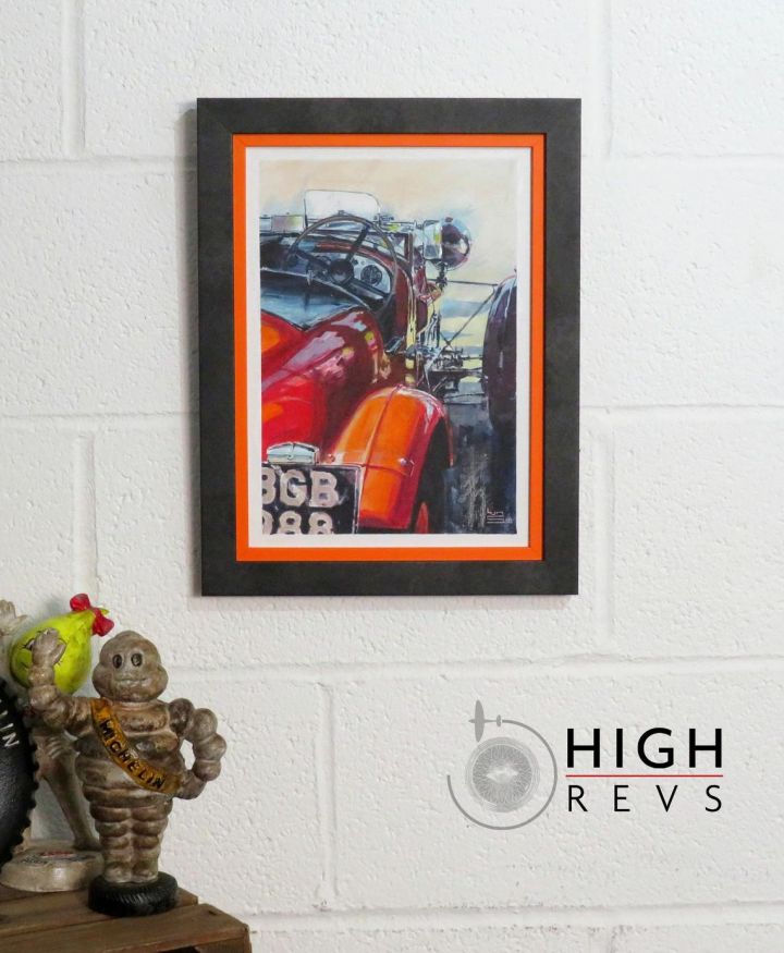 Lagonda - Original Painting by Keith Burns - High Revs Studio