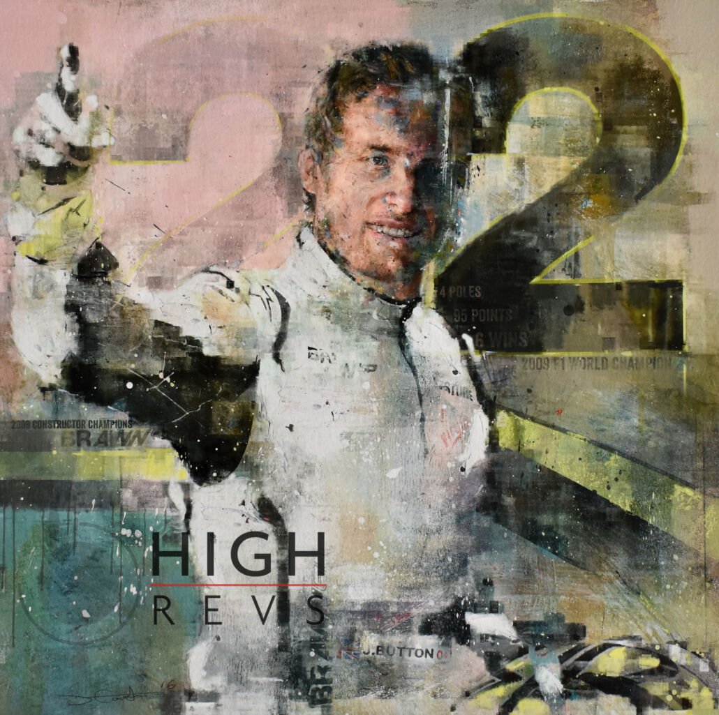JENSON BUTTON by Joff Carter - High Revs Studio