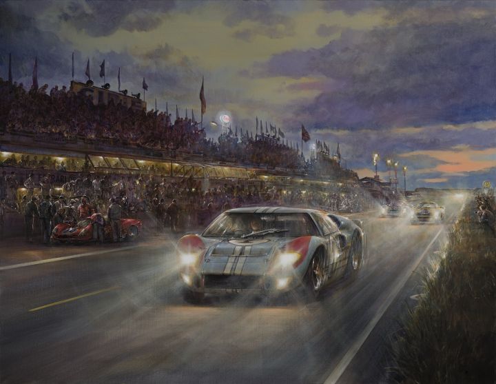 LE MANS '66 - Motorsport Art Prints by Paul Dove - High Revs Studio