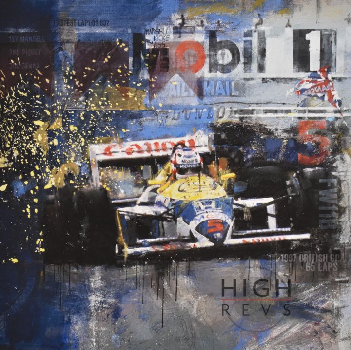 NIGEL MANSELL by Joff Carter - High Revs Studio