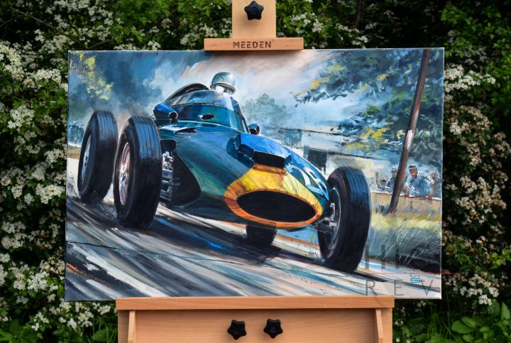 FULL TILT - Stirling Moss Original Painting - Keith Burns - High Revs ...