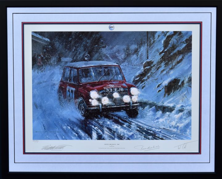 MONTE CARLO RALLY 1964 - Framed Print by Nicholas Watts - High Revs Studio
