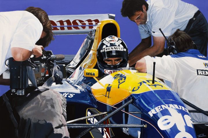 DAMON HILL - Williams Racing 1993 F1 Limited Art Prints by James ...