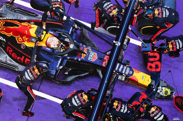MAX VERSTAPPEN - Red Bull 2019 F1 Limited Art Prints by James Stevens ...
