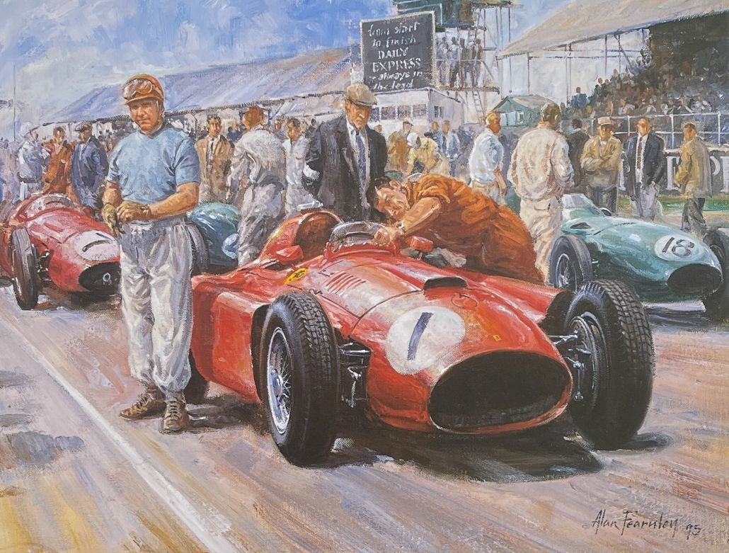 FANGIO - 1956 WORLD CHAMPION - Limited Edition Art Print by Alan ...