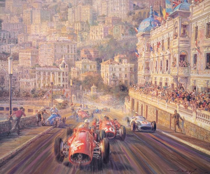 MONACO MAGIC - Limited Edition Art Print - by Alfredo de la Maria ...