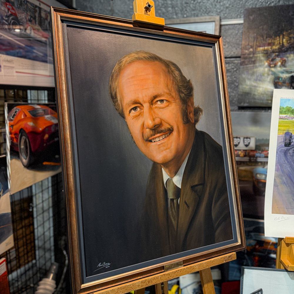 COLIN CHAPMAN - Original Painting by Paul Dove - High Revs Studio